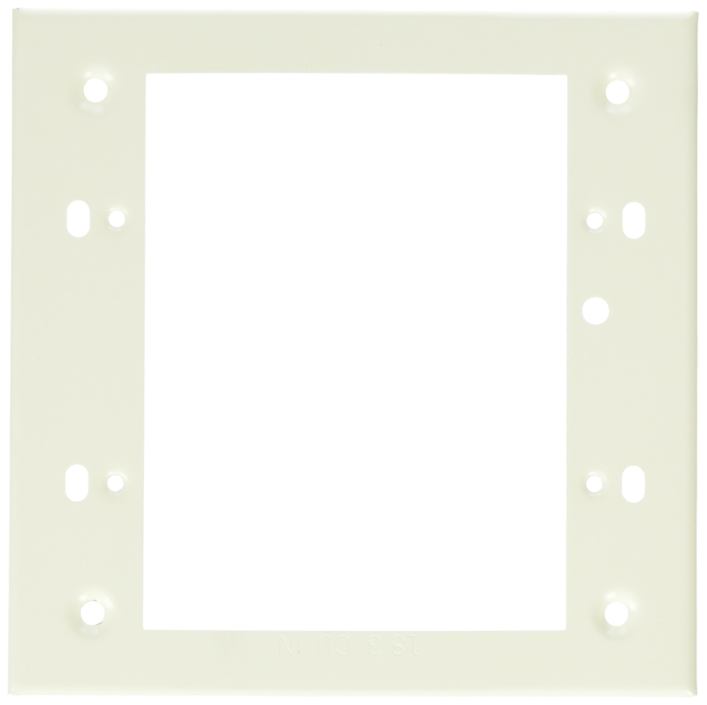 Wiremold V5751-2 2-Gang Flush Type Extension Adapter, Ivory, 4-3/4"L ...