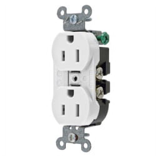 Wiring Device-Kellems Hubbell-Pro™ 5252AW 1-Phase Duplex Heavy Duty ...