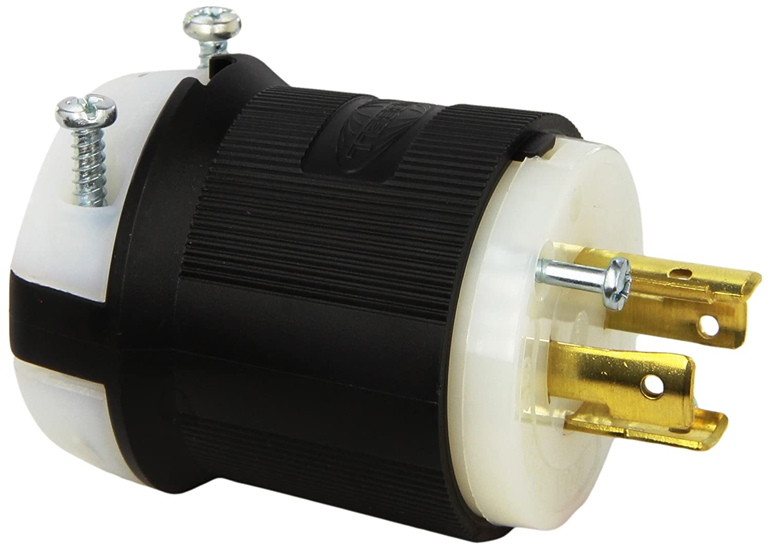 Wiring Device-Kellems Plug,480VAC,20A,L16-20P,3P,4W,3PH, Black, White ...