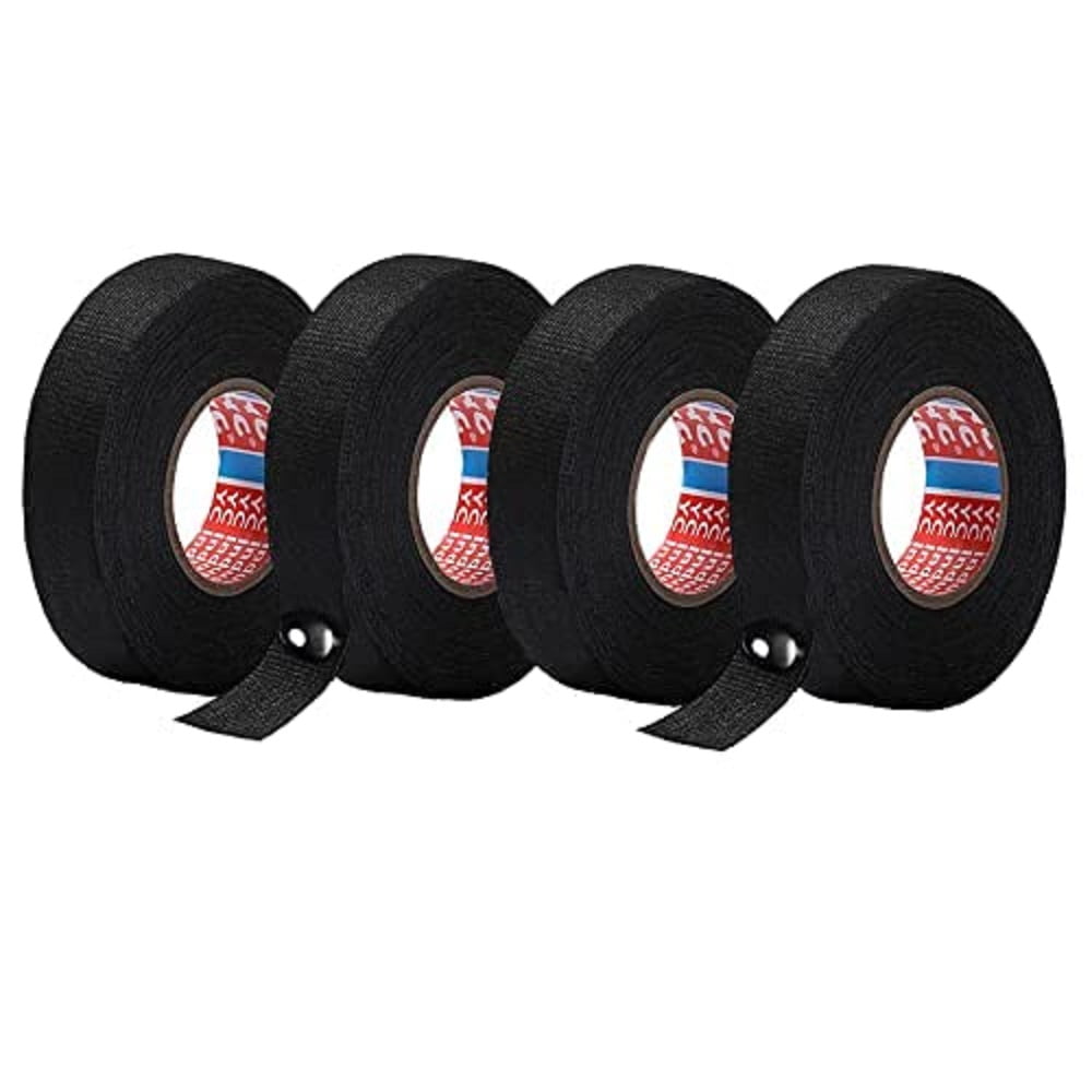 Wiring Harness Tape 25 mm X 15m, Black Chemical Fiber Cloth High Temp ...