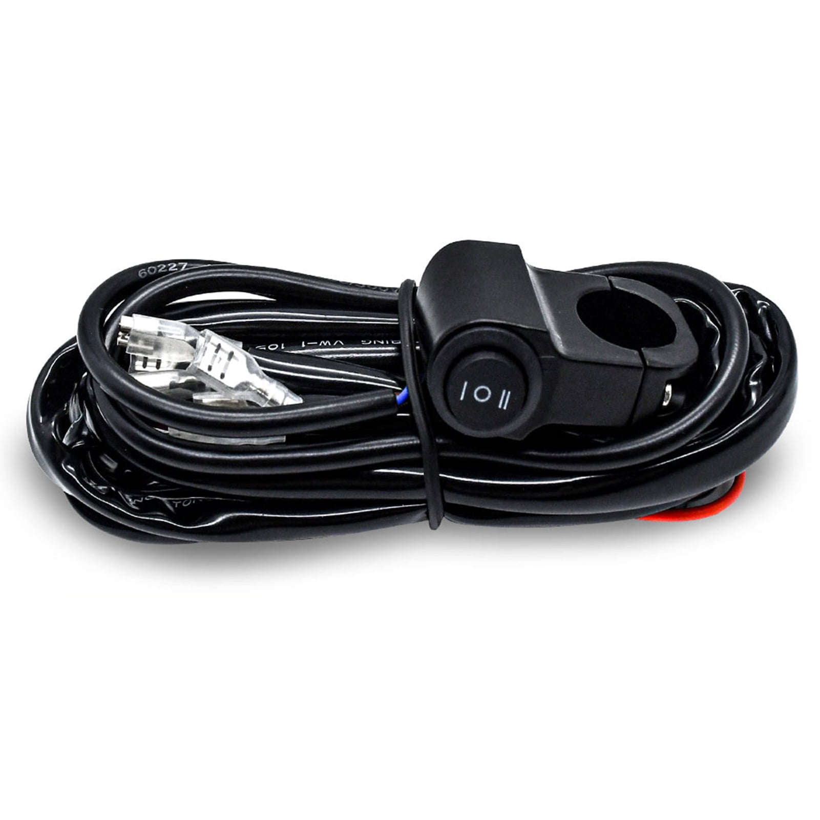 Wiring LED Light Bar Wiring Harness Kit, 180W 3 Leads 16 AWG LED ...