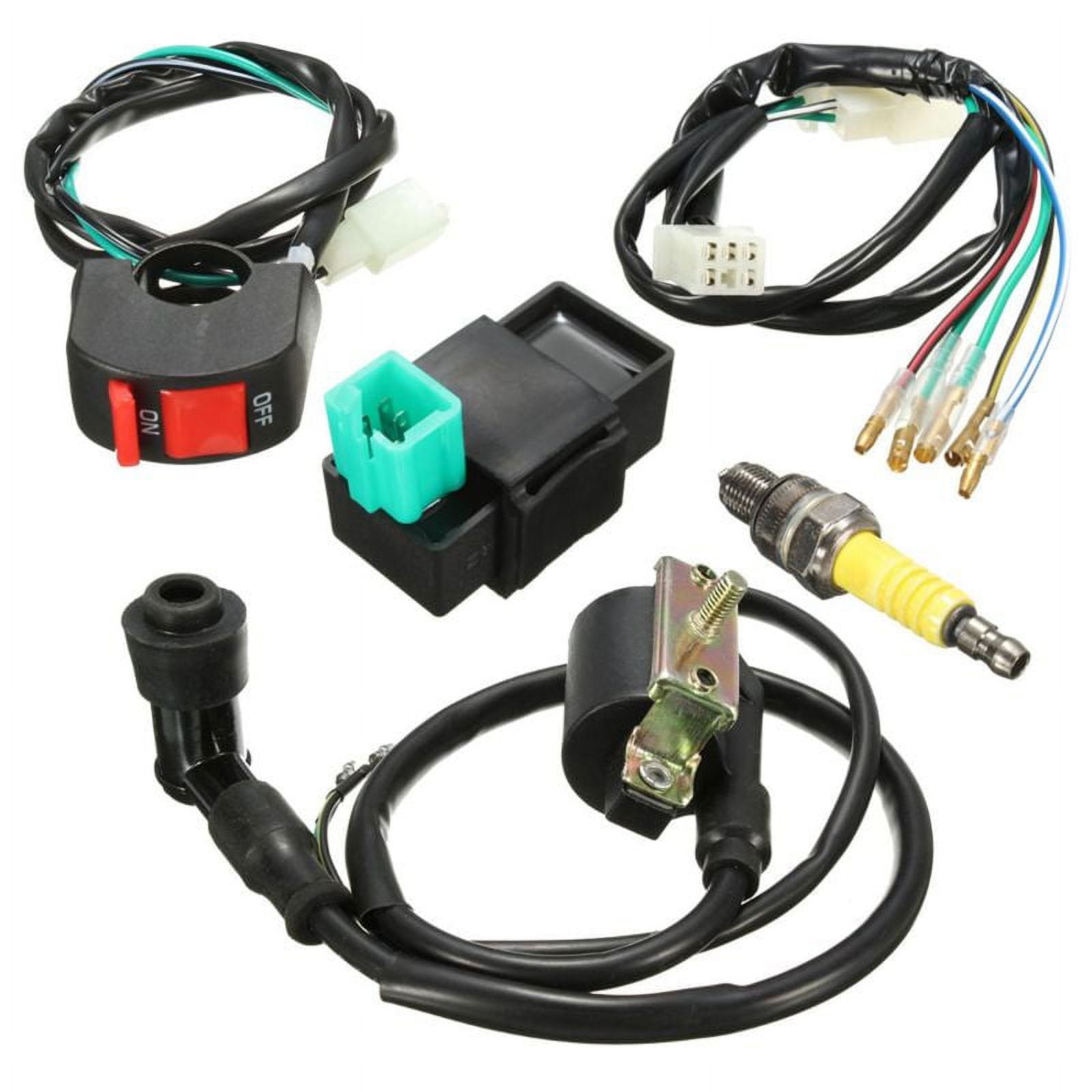 Wiring Switch Coil CDI Plug For 110cc 125cc 140cc Pit Bike - Walmart.com