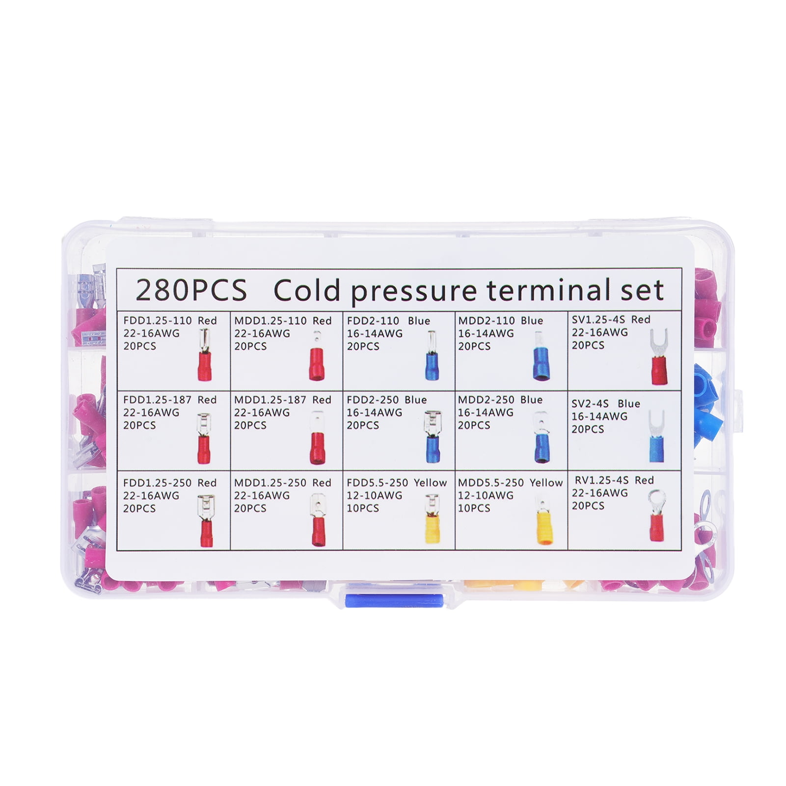 Wiring terminal set,Terminal Set Cold Pressure Terminal Wire Wire Crimp ...