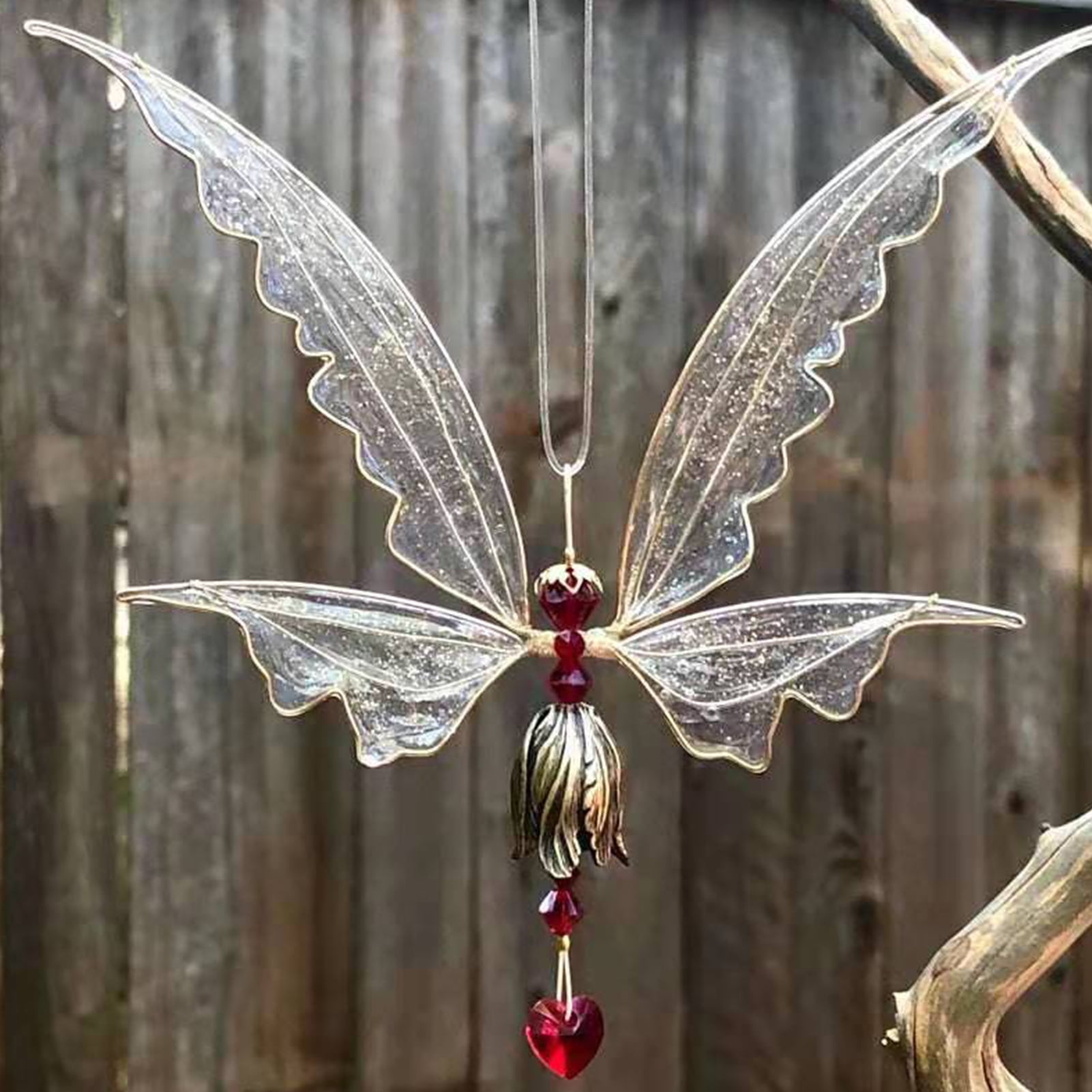 Wirlsweal Wind Chime Creative No Deformation Epoxy Fairy Butterfly ...