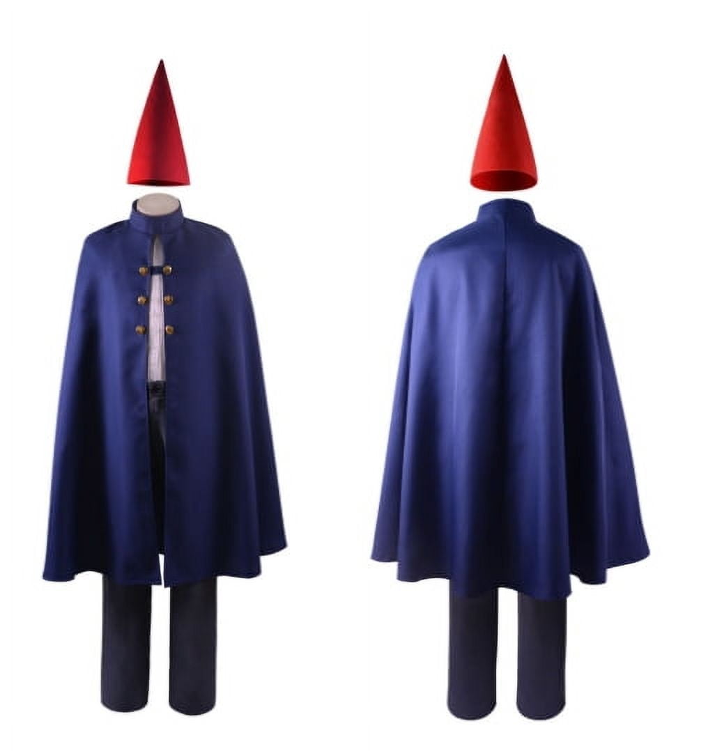 Wirt Men Uniform Blue Cloak Top Pants Sharp Hat Party Outfits Full Set ...