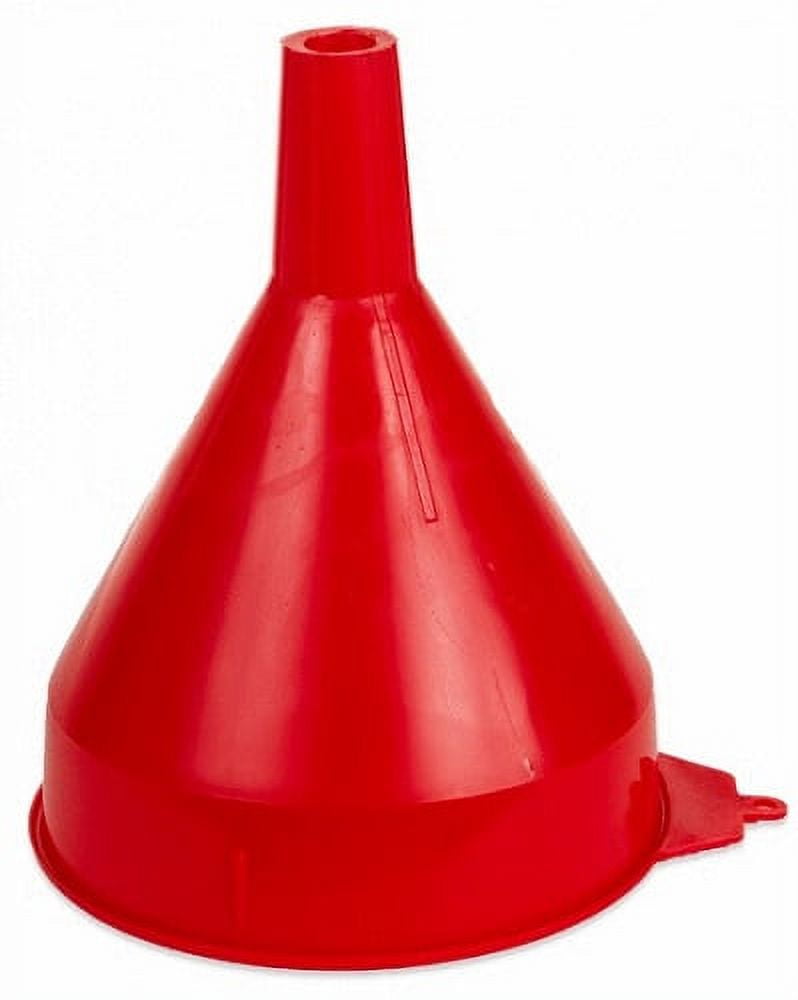 Wirth Co. - 32091-7 - 1 PINT RED POLYETHYLENE FUNNEL WITH SCREEN ...