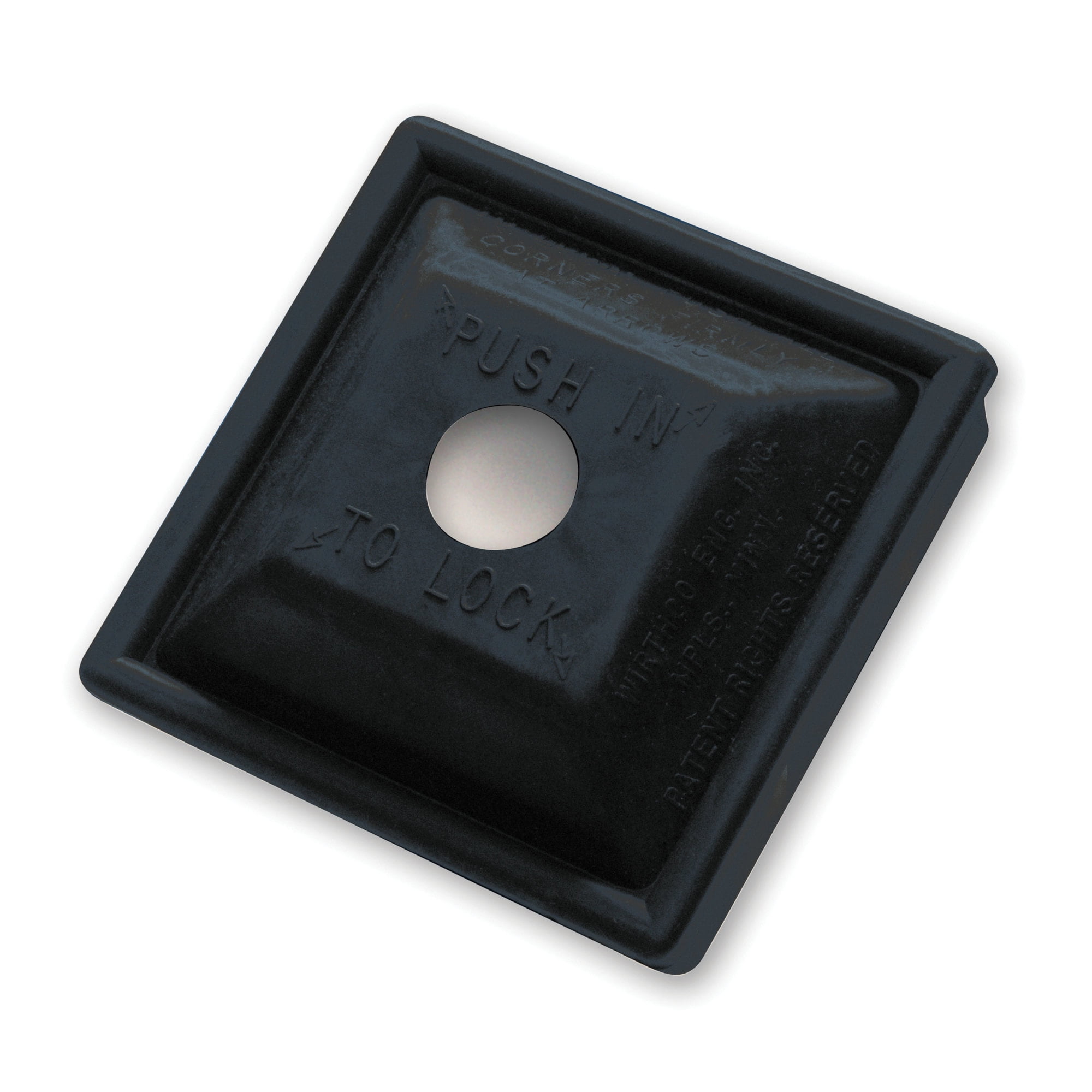 WirthCo 30000-7 Locking Bumper Plug - 4", Black - Walmart.com