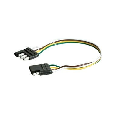 Hopkins Towing Solutions 4 Flat to 4 Flat Connector Extension - 18 inch ...