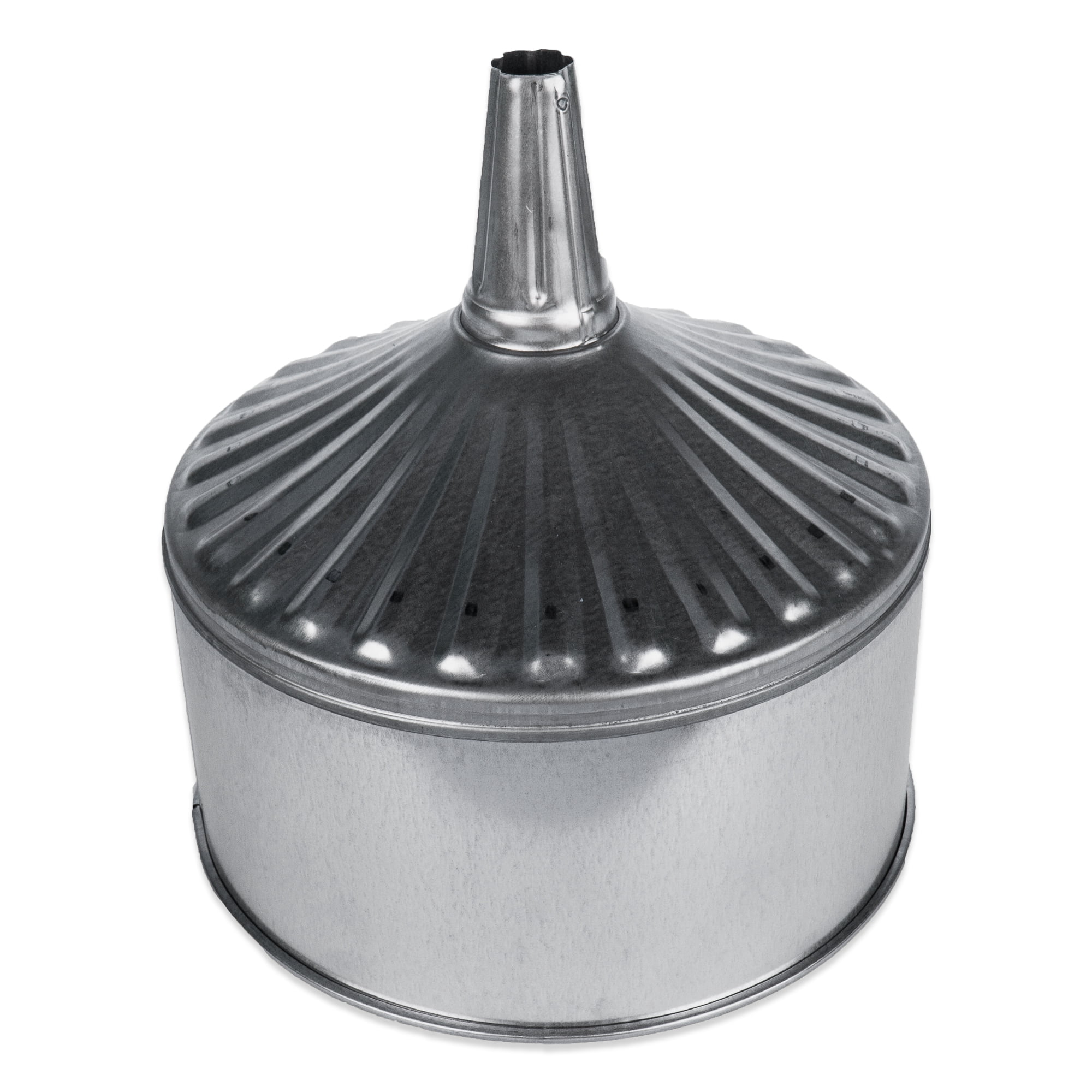 WirthCo 94467 12 Quart, 11" Center Spout Funnel with Removable Strainer ...