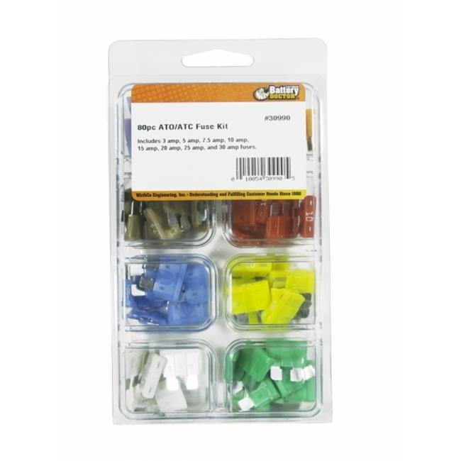 Wirthco ATO & ATC Fuse Kit - 80 Piece - Walmart.com