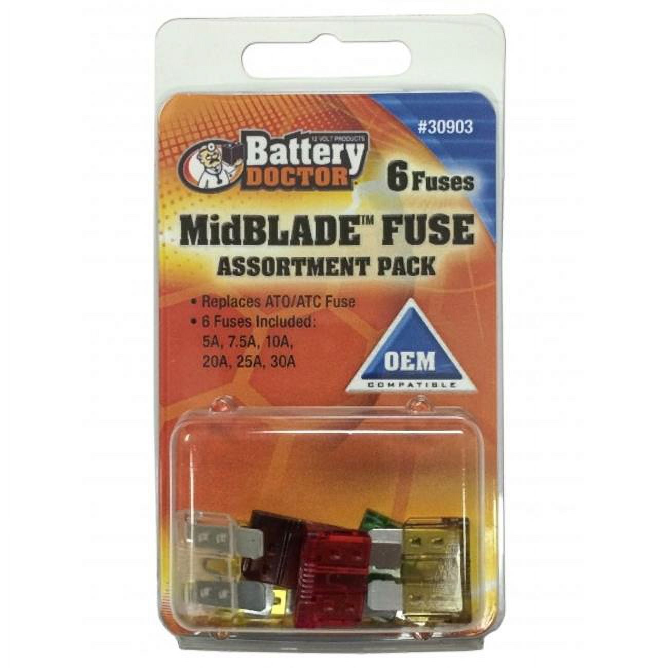 Wirthco MidBlade Fuse Kit - 6 Piece - Walmart.com