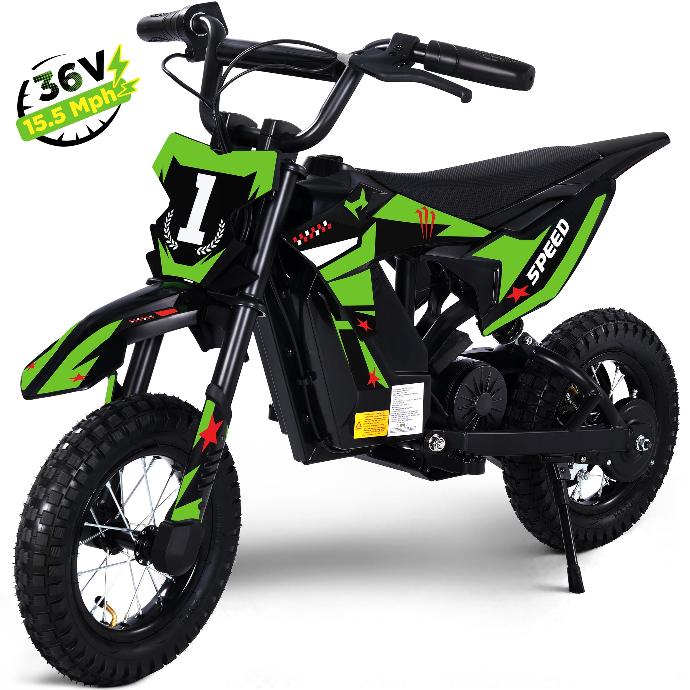 Wisairt Kids Electric Dirt Bike 36V 315W Battery Powered Motorcycle for ...