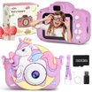 VDVO Smart Camera Phone Toy for Kids 3-8 Years, Purple with 32G SD card ...