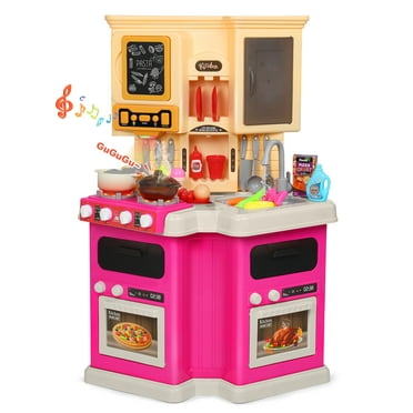 KidKraft Minnie Mouse Wooden Bakery & Café Toddler Play Kitchen ...