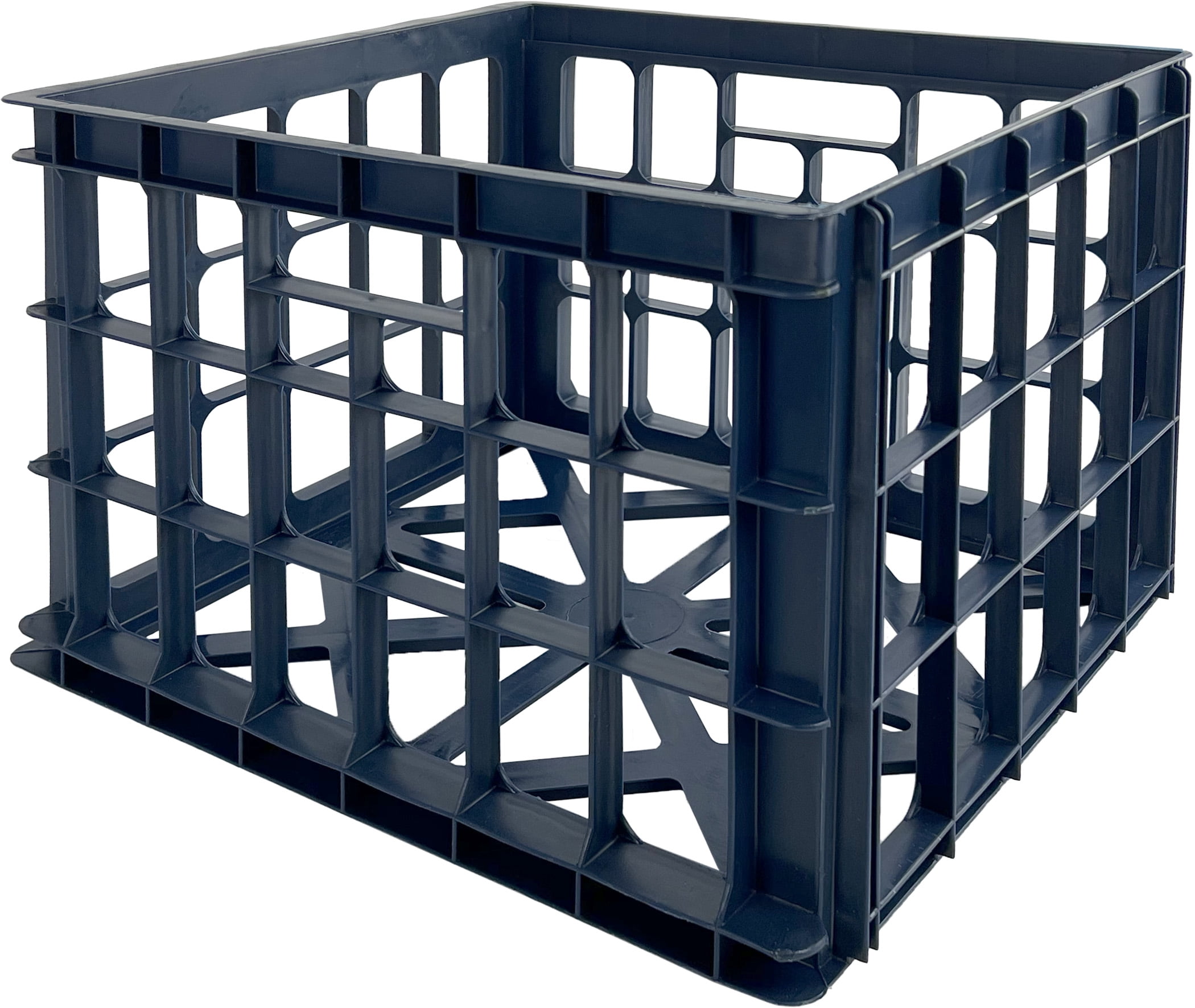 Wisconic Mighty Plastic Crate Blue - Walmart.com