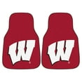 Wisconsin 2-pc Carpeted Car Mats 17"x27" - Walmart.com