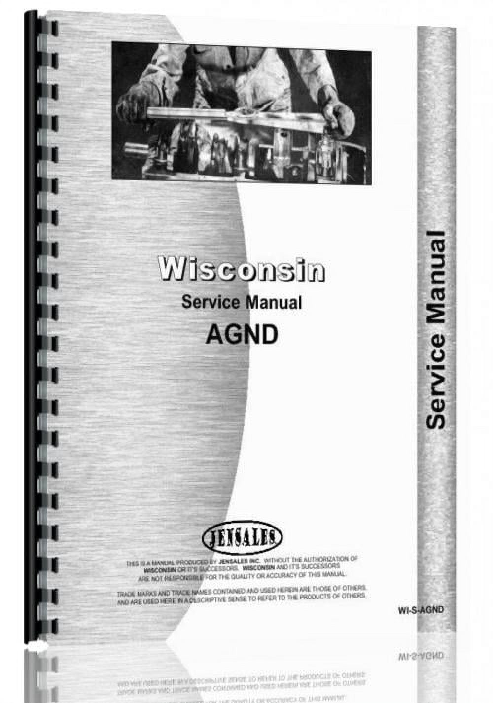 Wisconsin AGND Engine Service Manual - Walmart.com