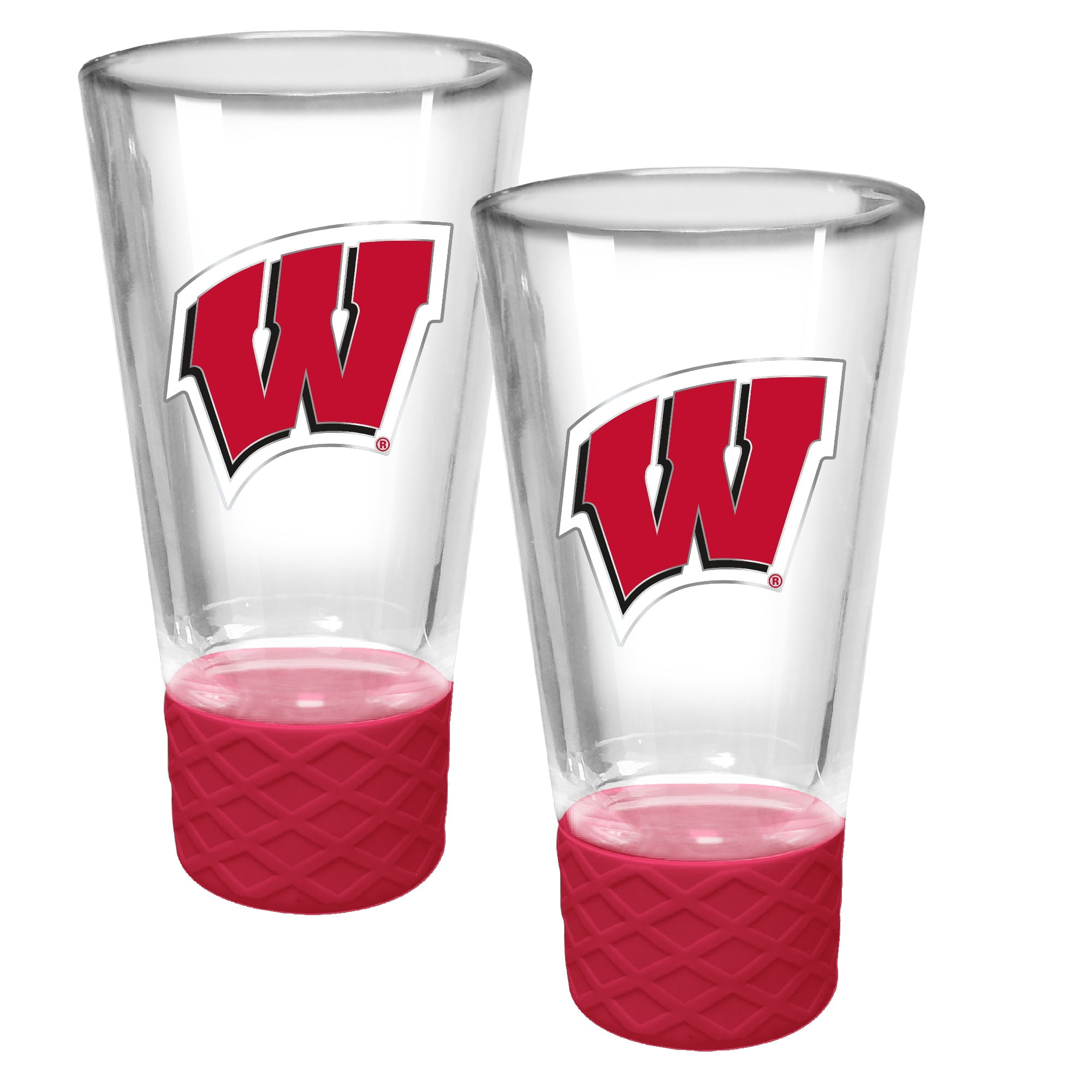 Wisconsin Badgers 2-Pack 4oz. Cheer Shot Set with Silicone Grip ...