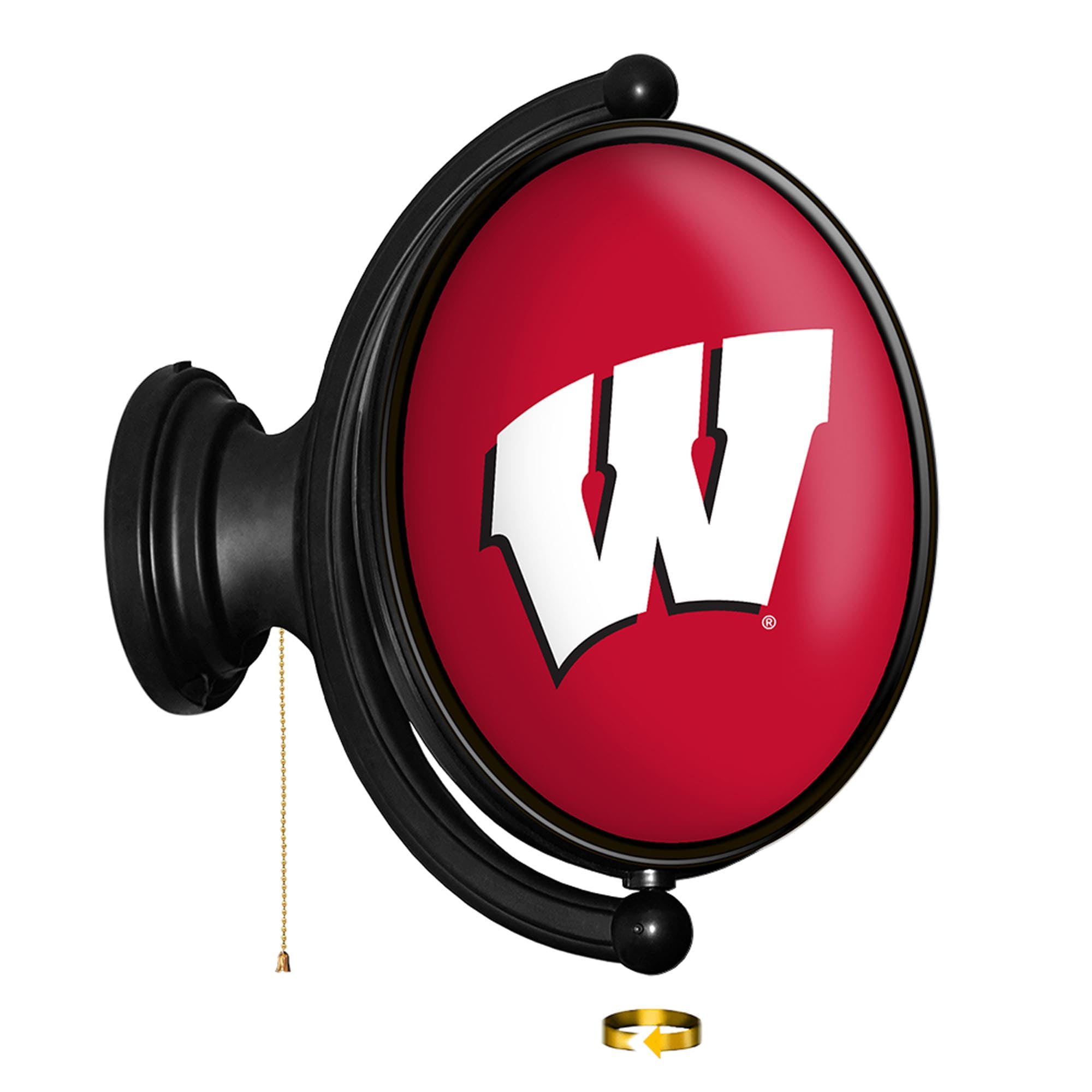 Wisconsin Badgers 21'' x 23'' Rotating Lighted Wall Sign - Walmart.com