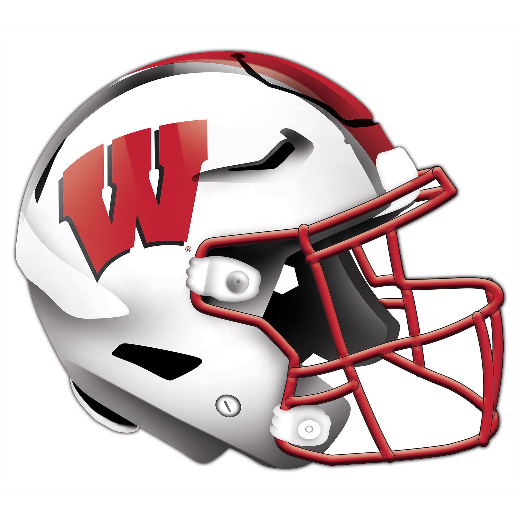 Wisconsin Badgers 24'' Authentic Helmet Cutout - Walmart.com