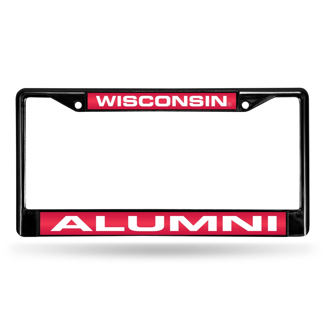 Wisconsin Badgers Alumni Black Metal Laser Cut License Plate Frame ...