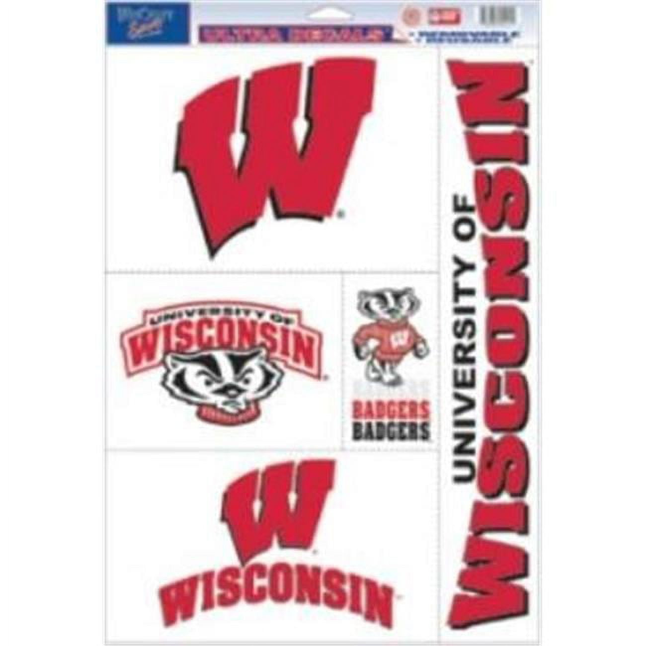 Wisconsin Badgers Decal 11x17 Ultra - Walmart.com