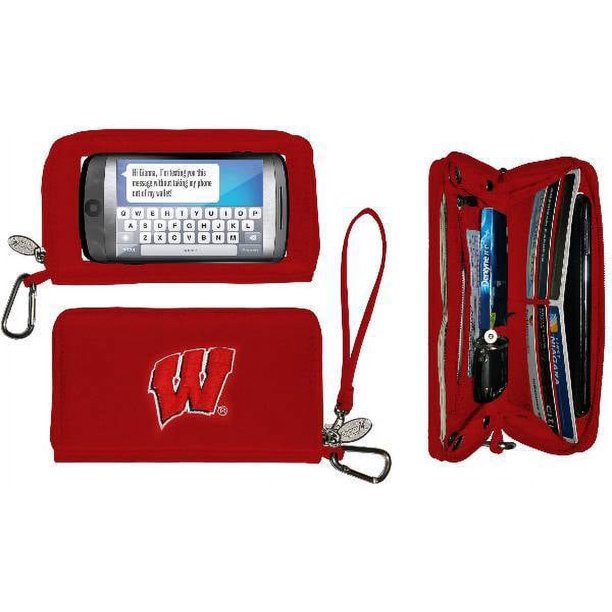 Wisconsin Badgers Deluxe Touch Smartphone Wallet Case - Walmart ...