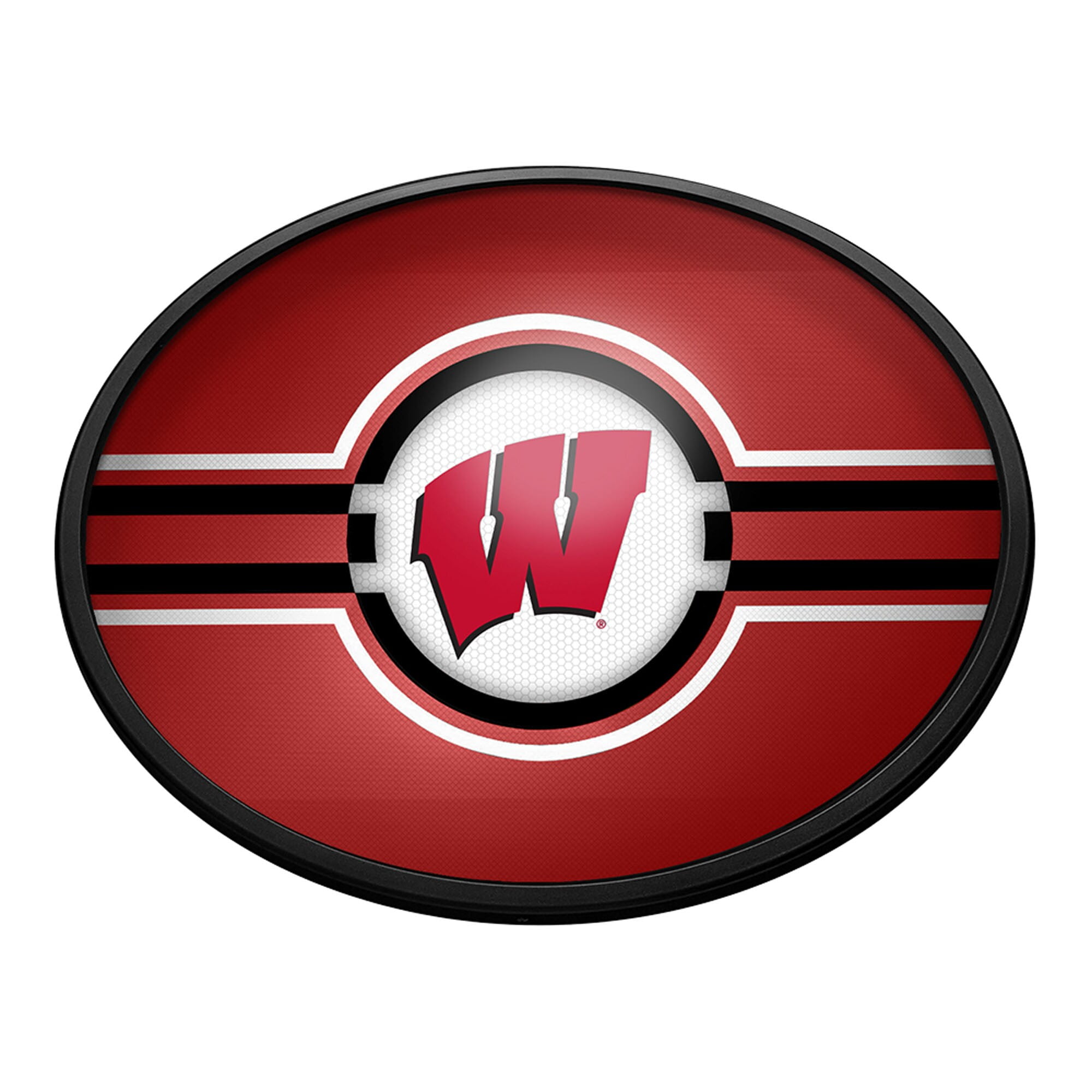 Wisconsin Badgers 18'' x 14'' Slimline Illuminated Team Wall Sign ...