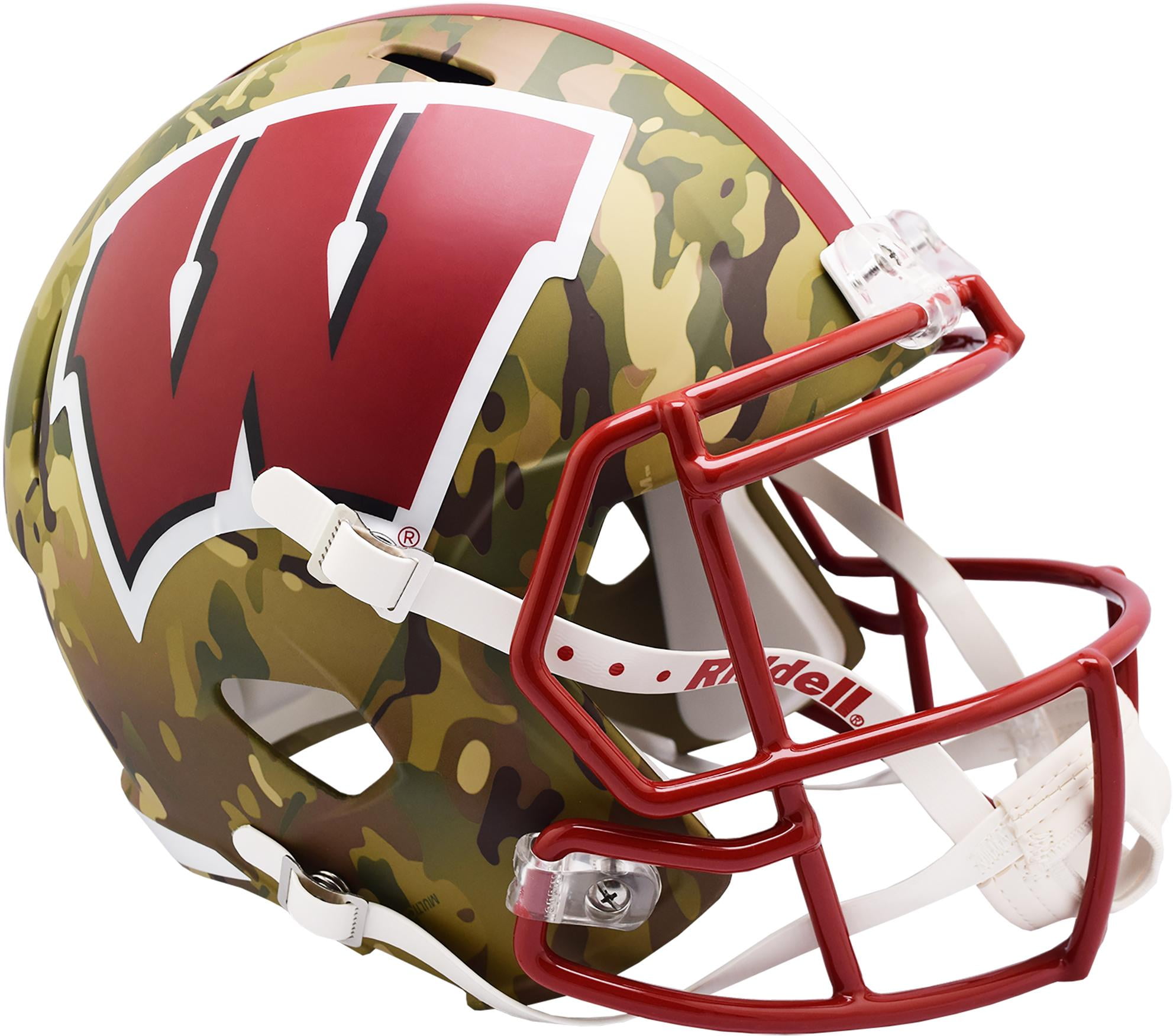 Wisconsin Badgers Riddell Camo Alternate Speed Replica Helmet - Walmart.com