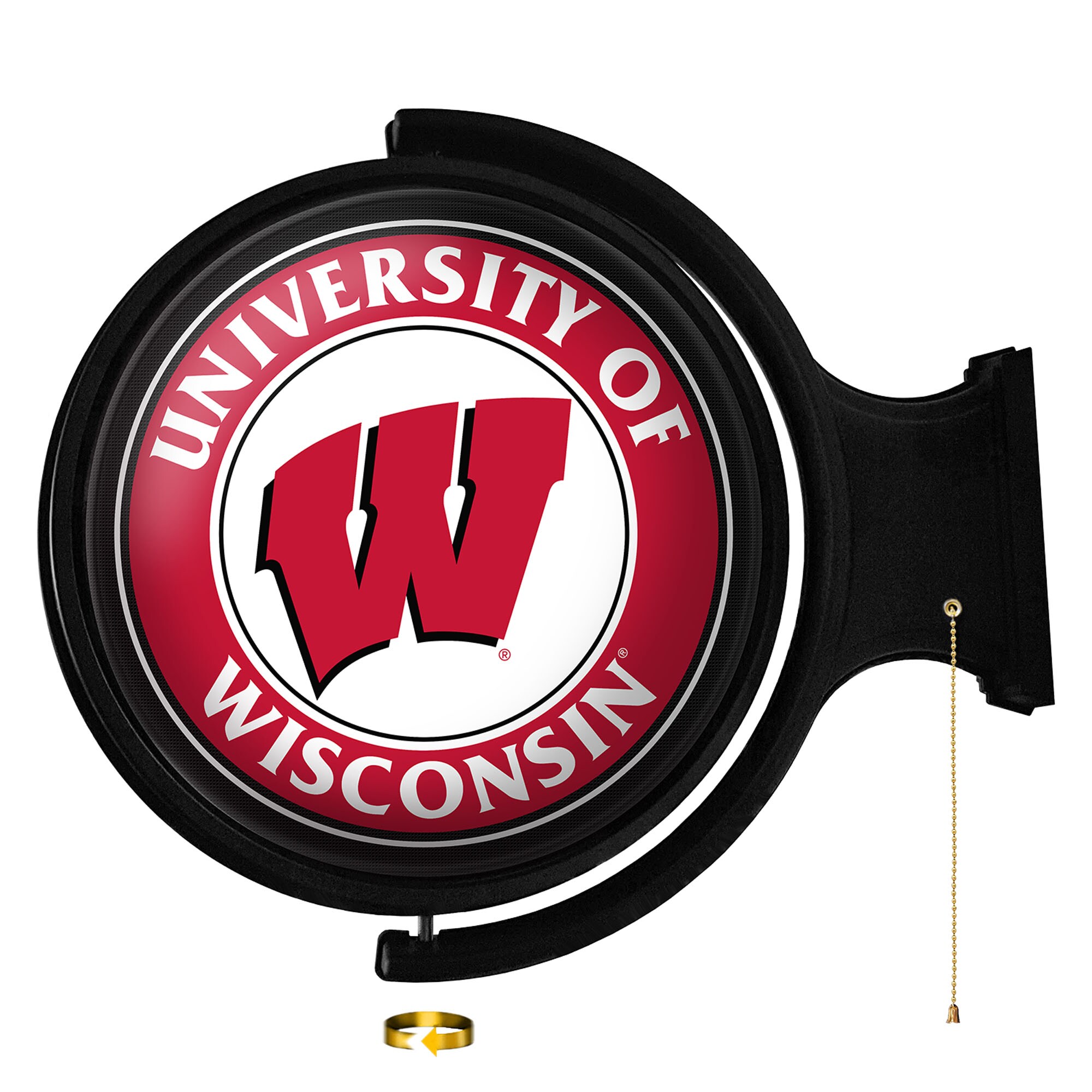 Wisconsin Badgers Team 21'' x 23'' Rotating Lighted Wall Sign - Walmart.com