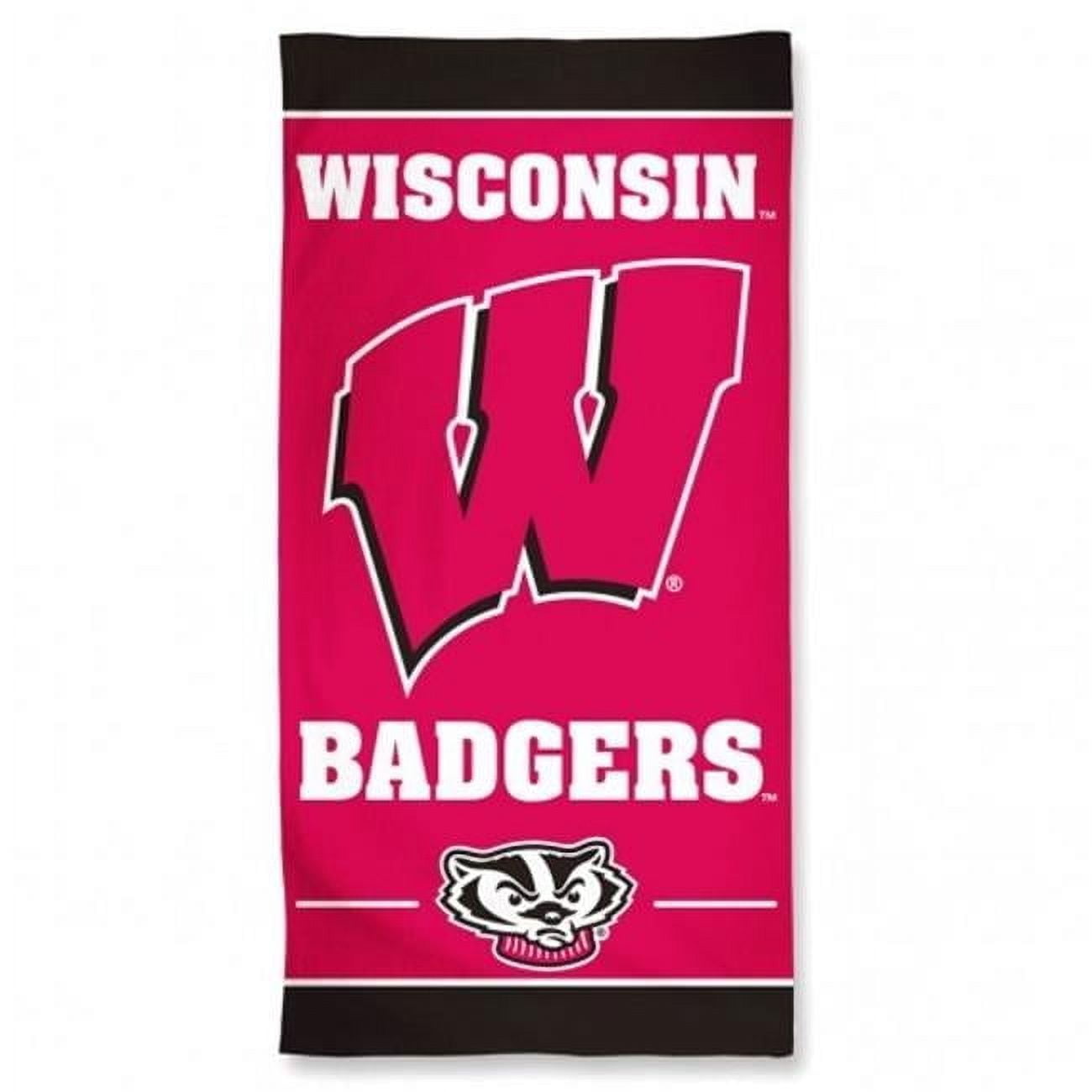 Wisconsin Badgers Towel 30x60 Beach Style - Walmart.com