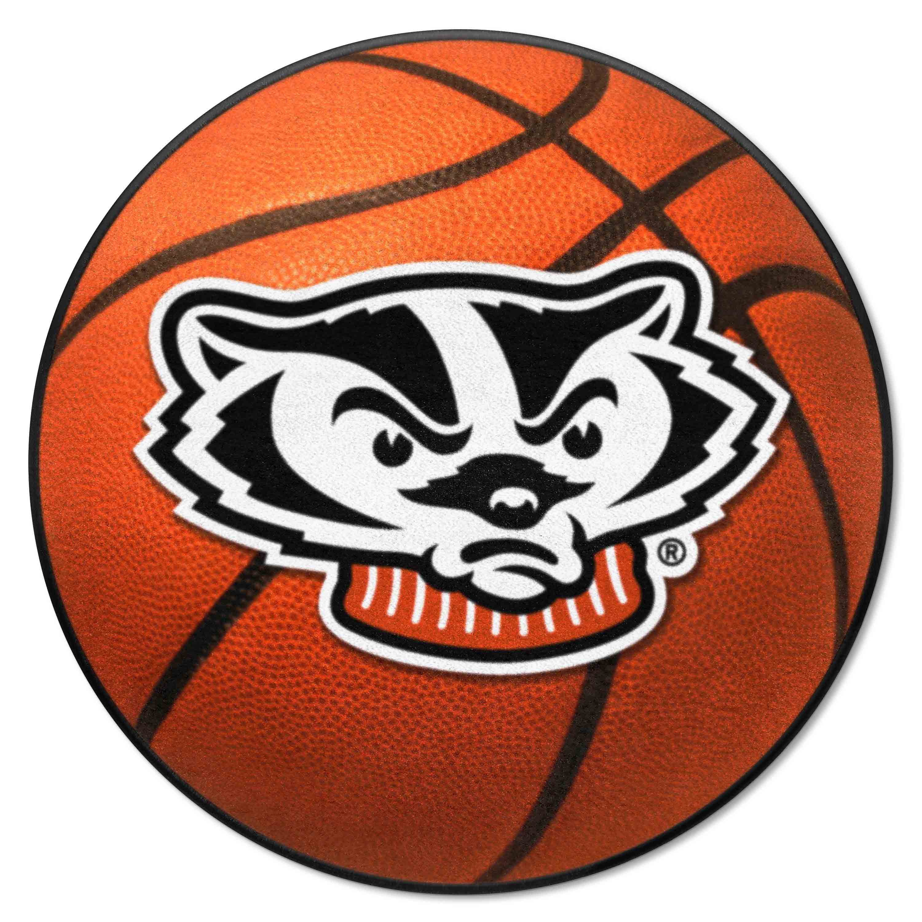 Wisconsin Basketball Mat 27" diameter - Walmart.com