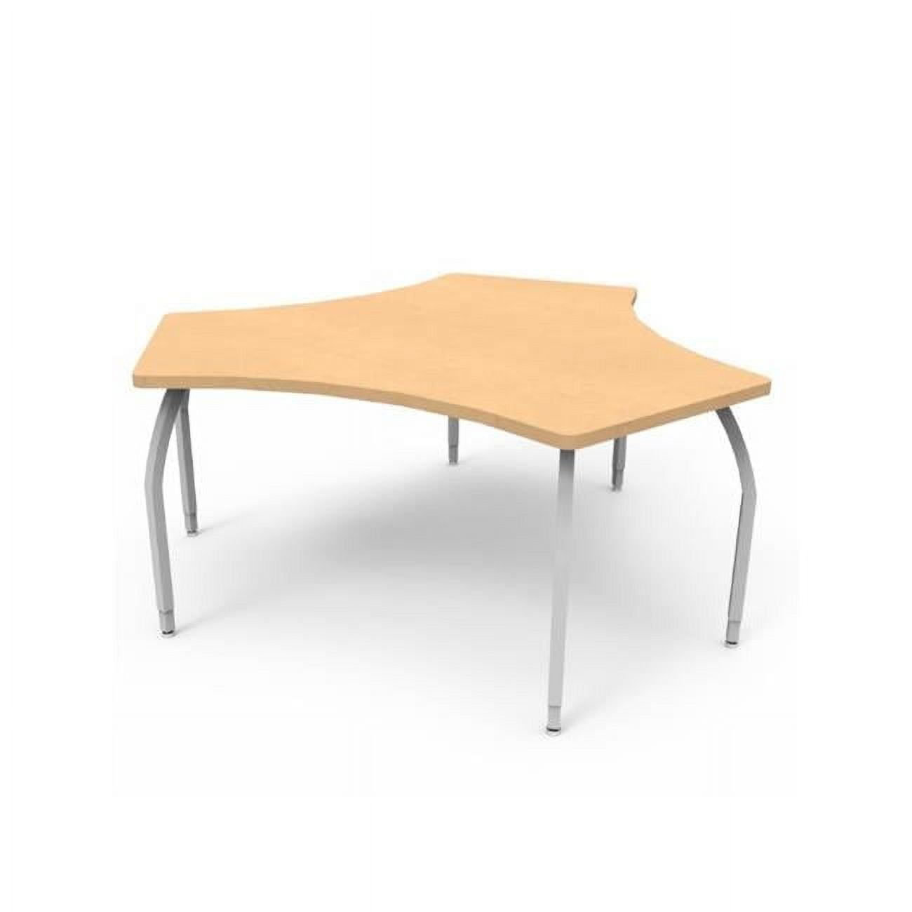 Wisconsin Bench ELO6801-ADJSS-32-32 Elo Tri Table, Bannister Oak ...
