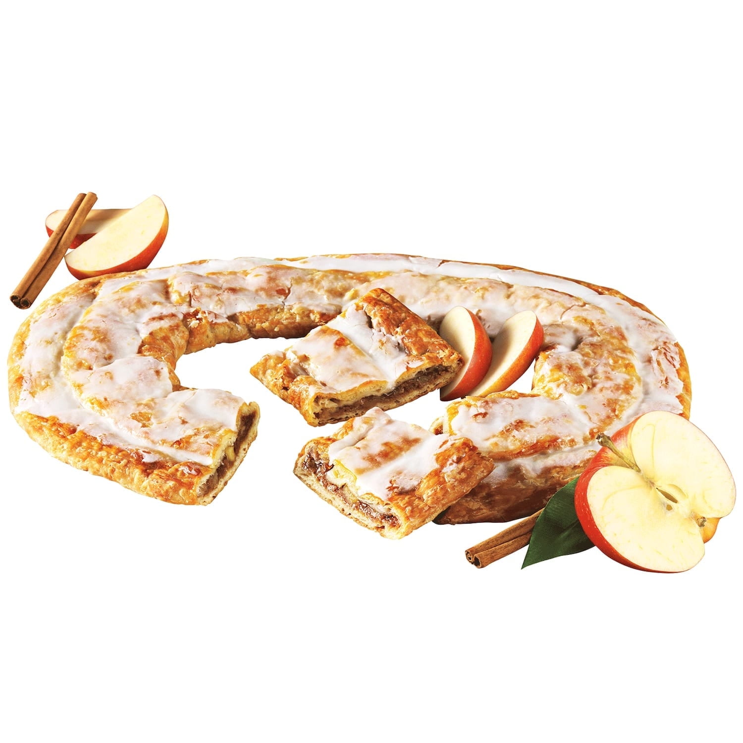 The Wisconsin Cheeseman Apple and Raspberry Kringles - Traditional ...