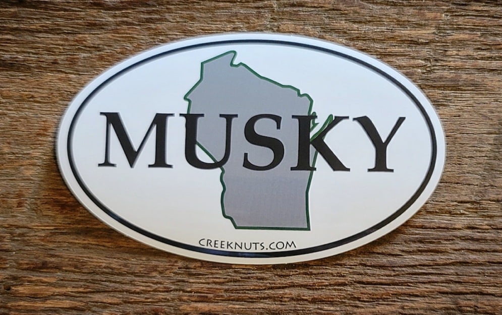 Wisconsin Classic Musky Sticker Decal - Walmart.com