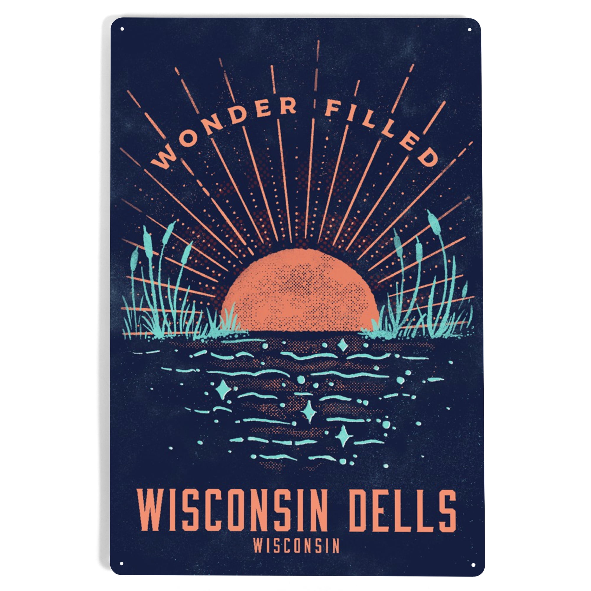 Wisconsin Dells, Wisconsin, Lake Life Series (12x18 Aluminum Art ...