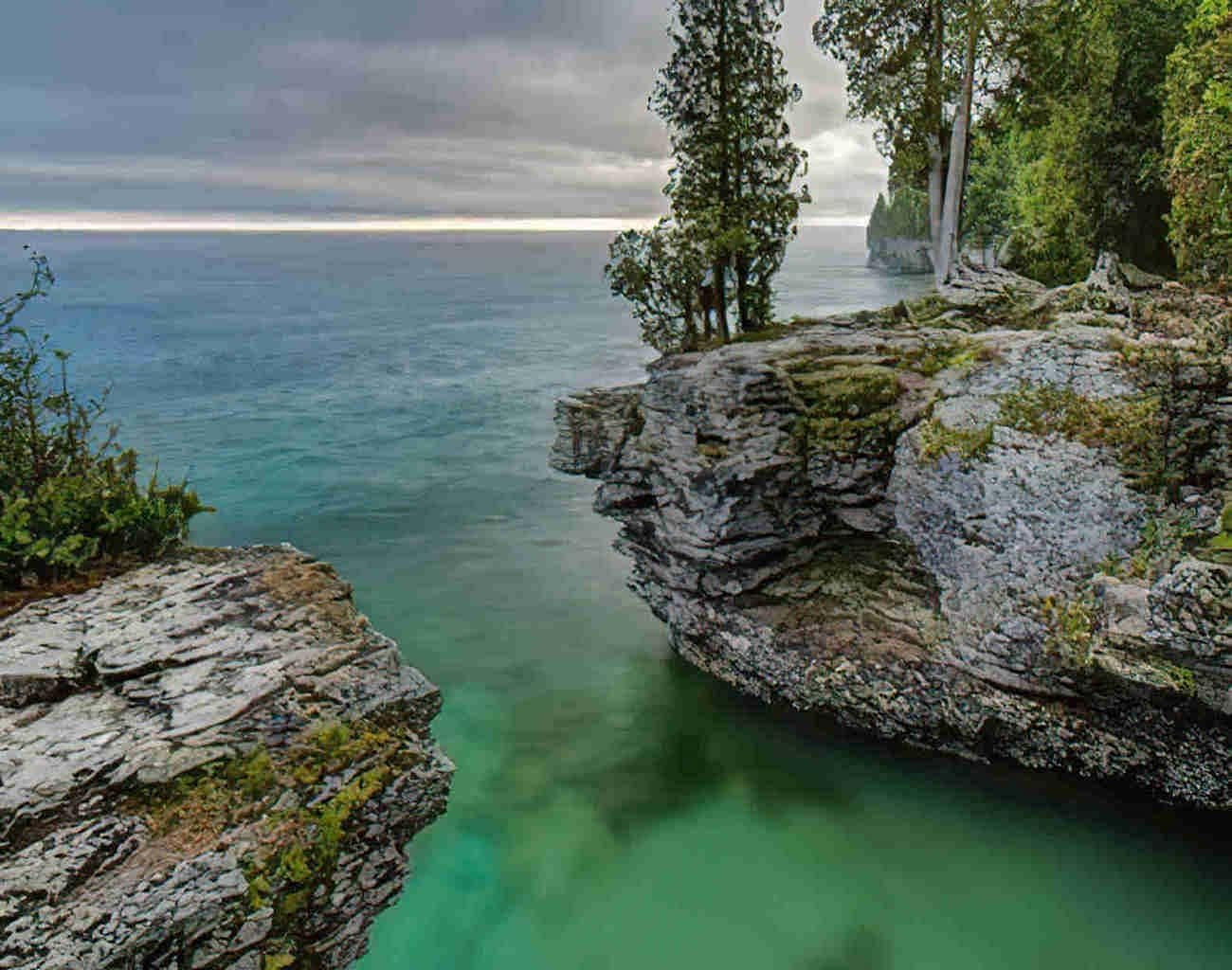 Wisconsin Landscape Jigsaw Puzzles for Adults Rocky Coast Door County ...
