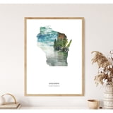 Wisconsin Print Wisconsin Print Wisconsin Wisconsin Poster Wisconsin ...