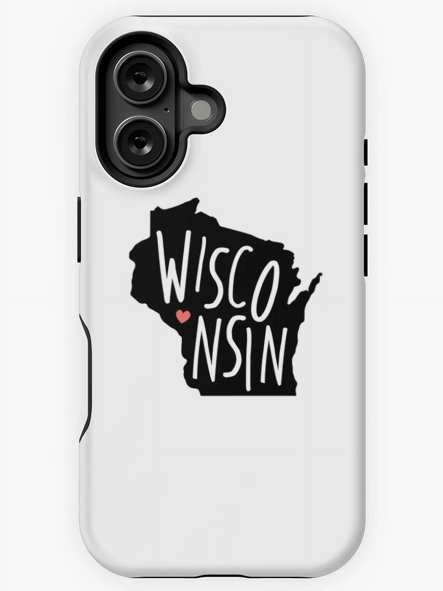 Wisconsin State Inspired Retro Graphic Design iPhone Case for iPhone 11 ...