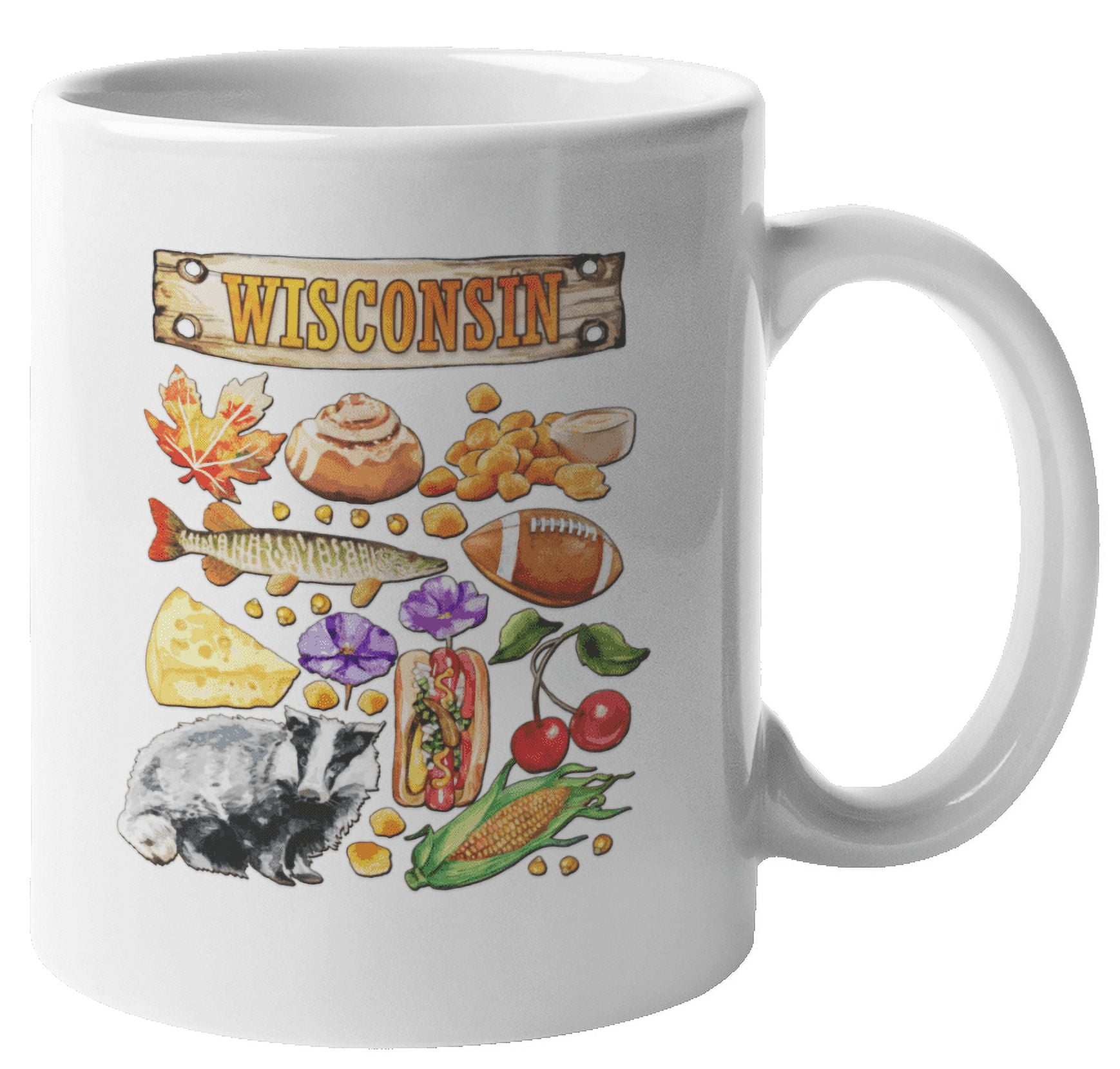 Wisconsin. United States Souvenir Or Any Occasion Coffee & Tea Gift Mug For Tourist, Traveler ...