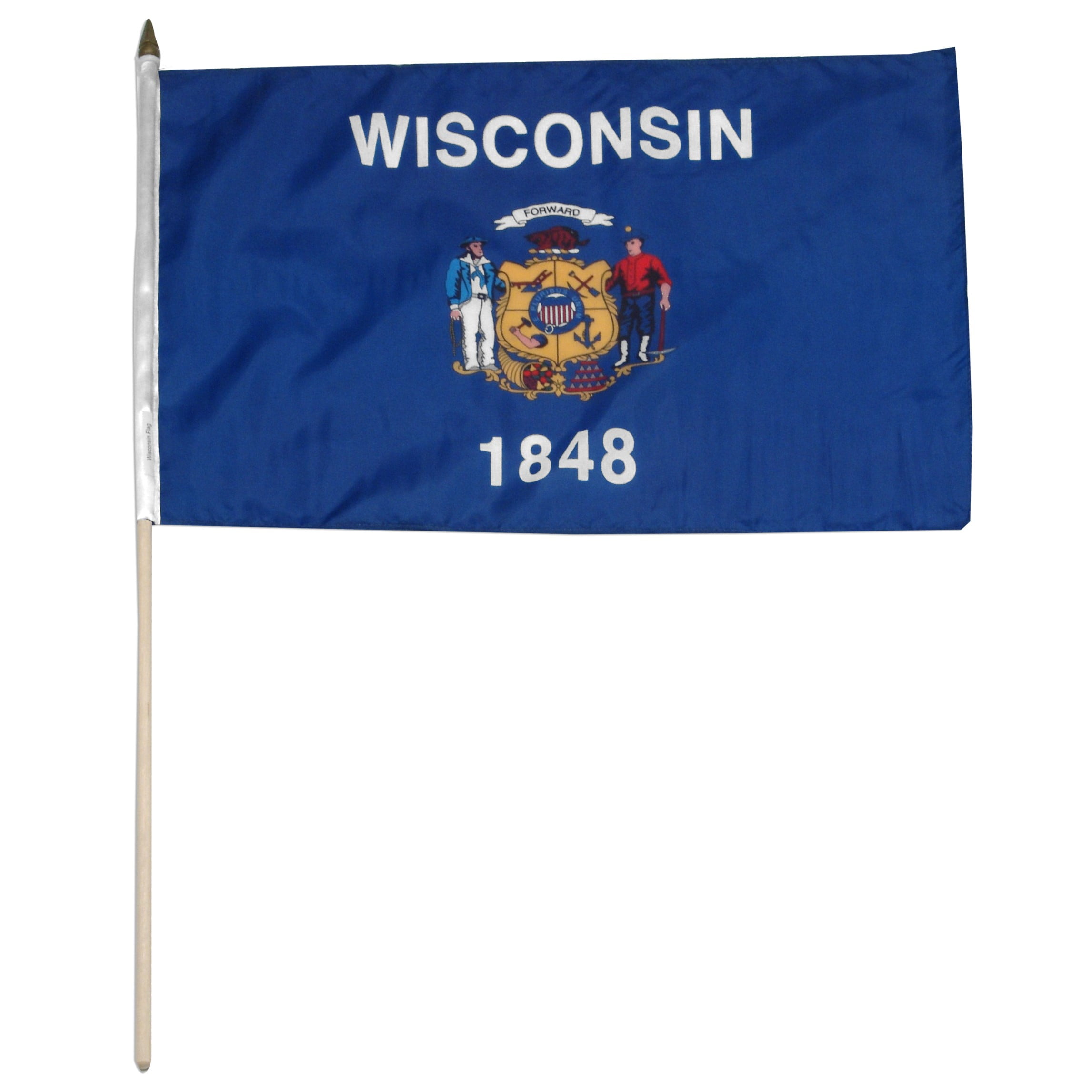 Wisconsin flag 12 x 18 inch - Walmart.com
