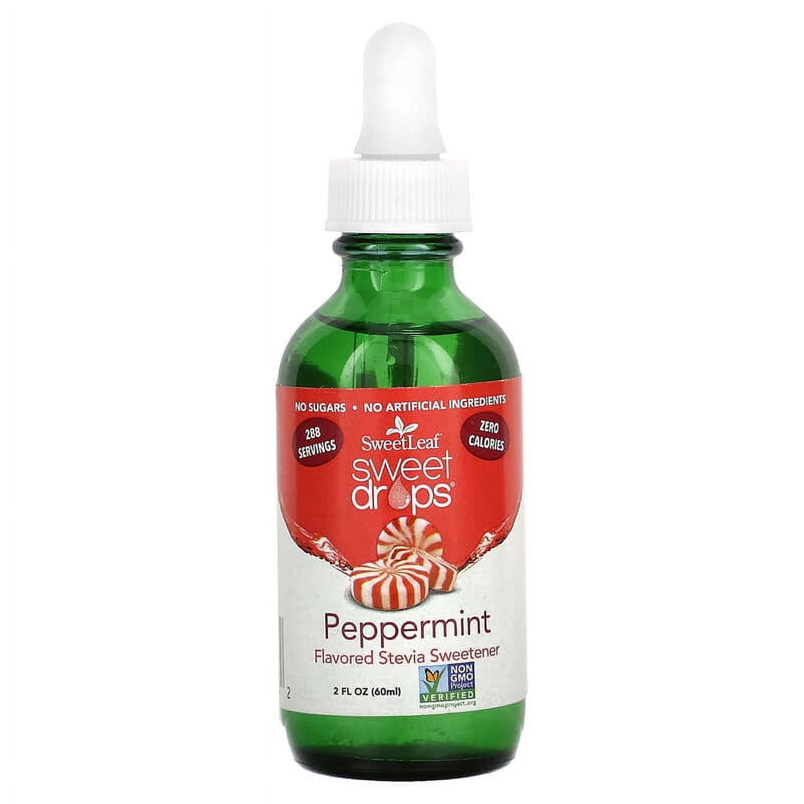 Wisdom Natural, SweetLeaf, Sweet Drops, Peppermint, 2 fl oz Pack of 3 ...