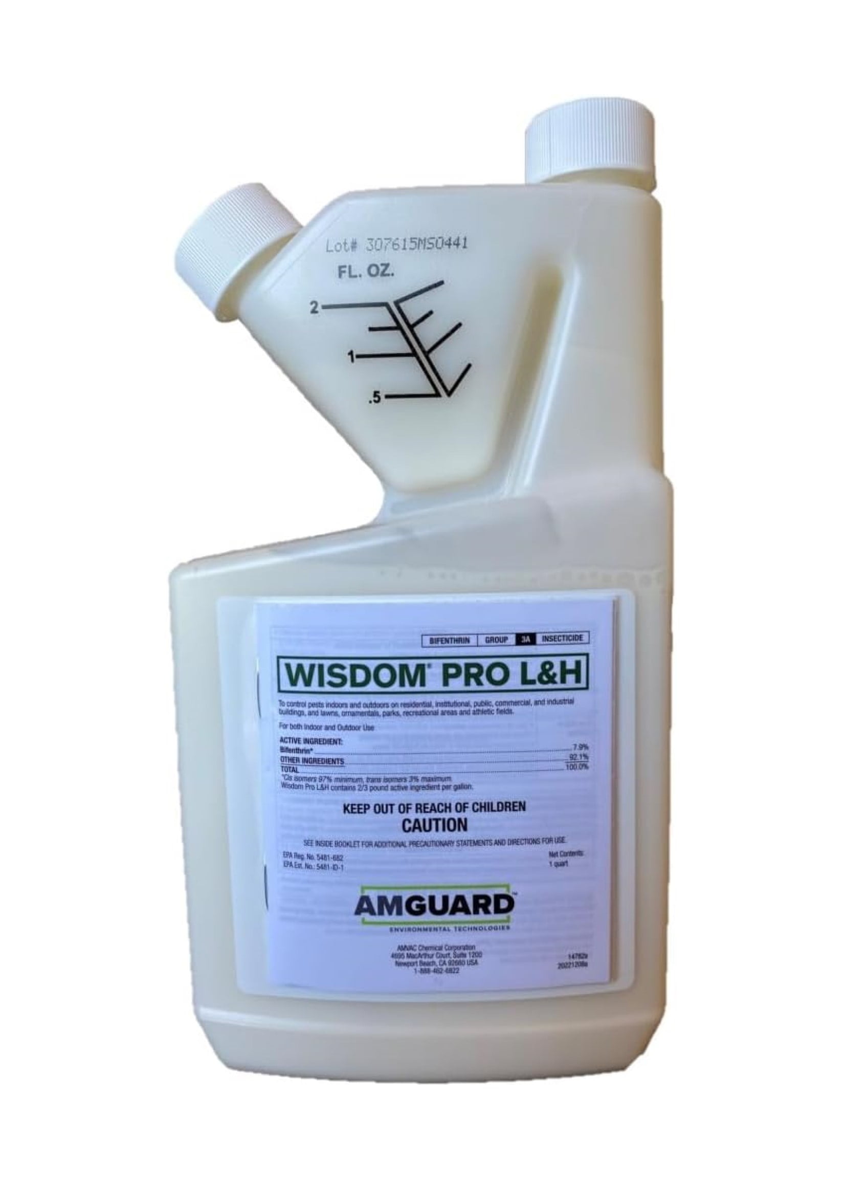 AMGUARD Wisdom Pro L&H Insecticide, Indoor and Outdoor Pest Control, 32 ...