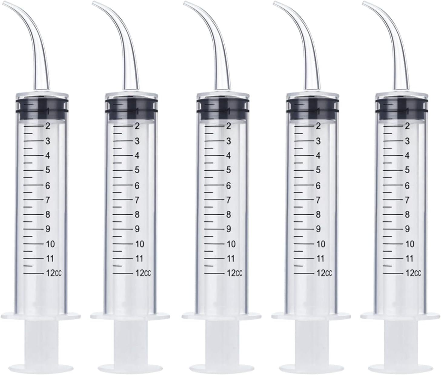 Wisdom Teeth Syringe, 5 Pack Irrigation Dental Syringes with Measure ...