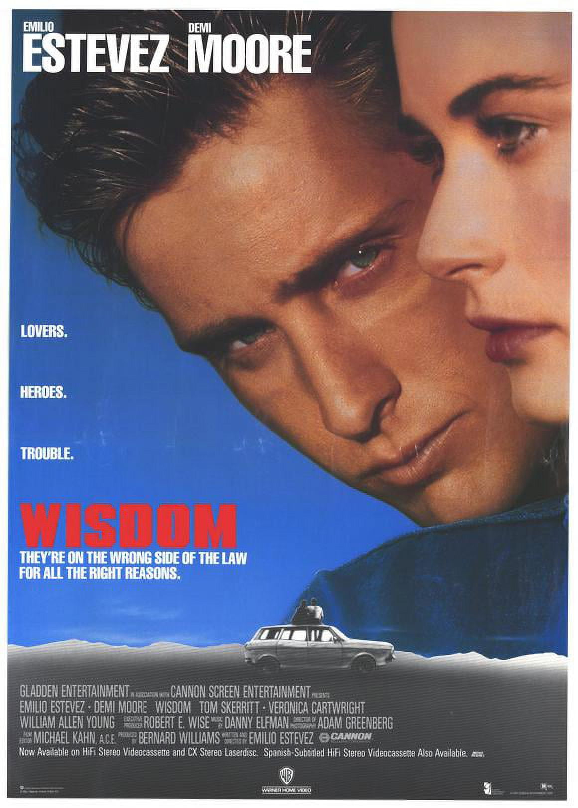 Wisdom - movie POSTER (Style B) (27" x 40") (1986) - Walmart.com