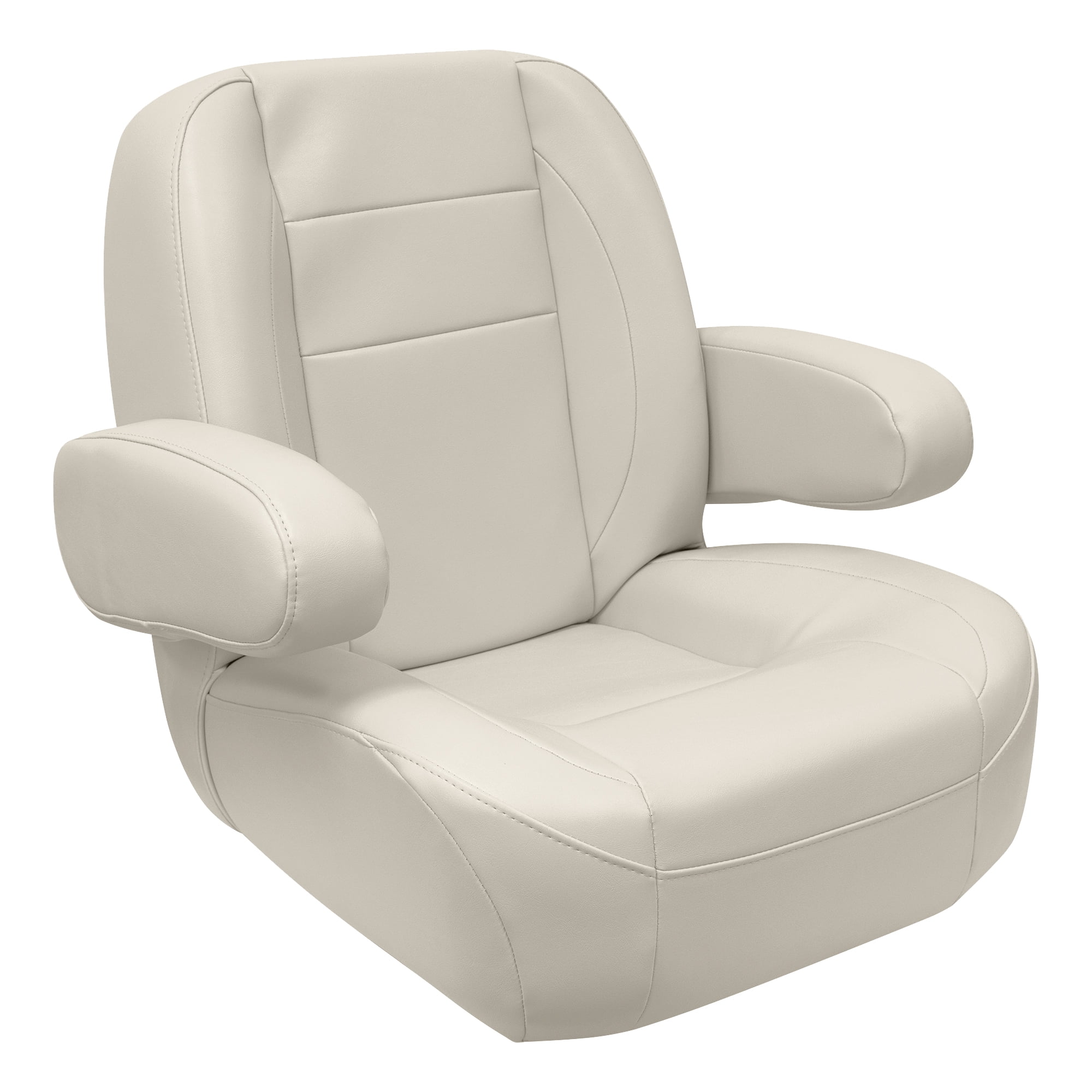 Wise 3127-990 Premier Series Mid Back Pontoon Helm with Flip Up Arm ...