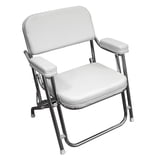 Wise, Folding Deck Chair, 3316 Series, White, Marine Grade Vinyl ...
