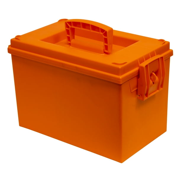 Wise 5604-15 Boaters Dry Box Large w Dividers, Orange - Walmart.com
