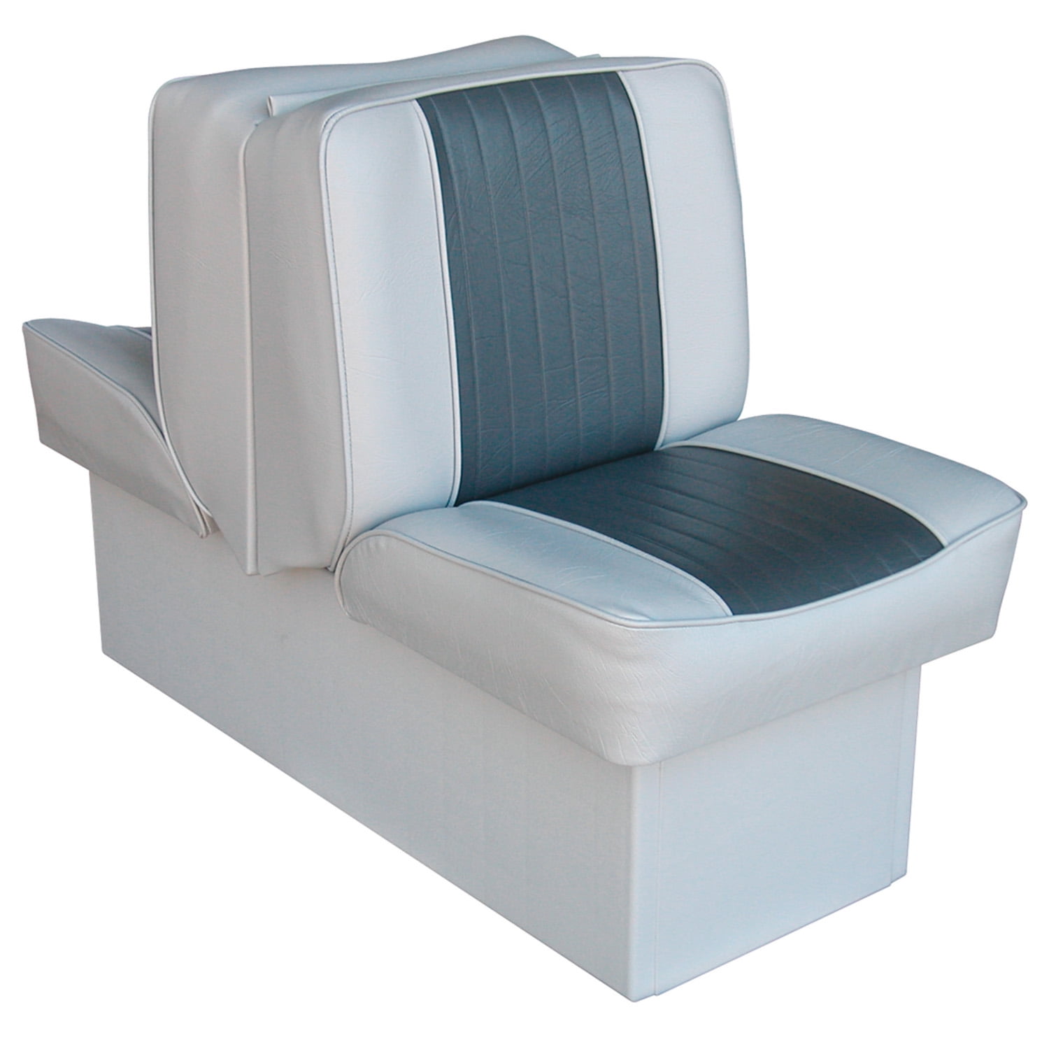 Wise 8WD707P-1-664 Deluxe Lounge Boat Seat, Grey-Charcoal - Walmart.com