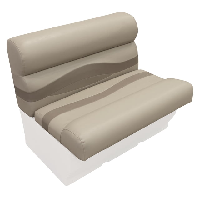 Wise BM1144-1749 Premier Series Pontoon 36" Bench Cushion Set - Mocha Java / Mushroom / Cafe ...